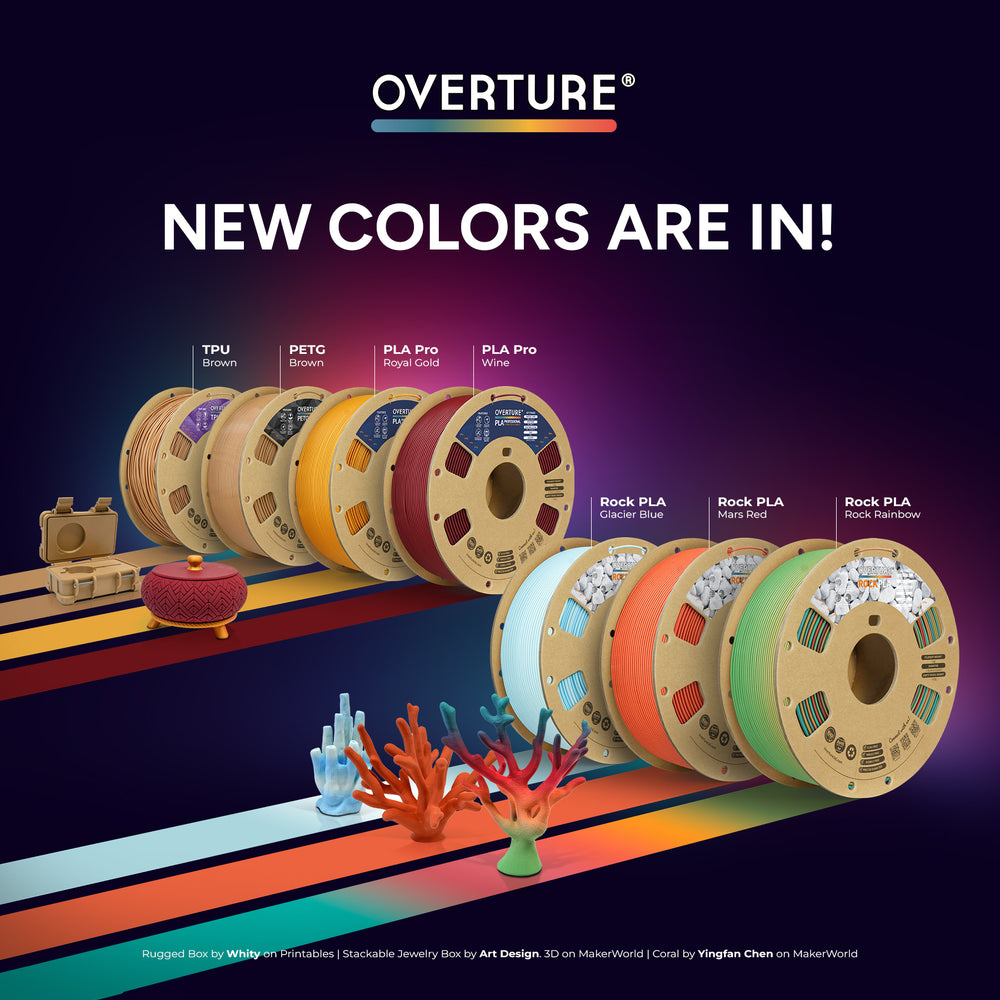 Overture 3D Printing Filament