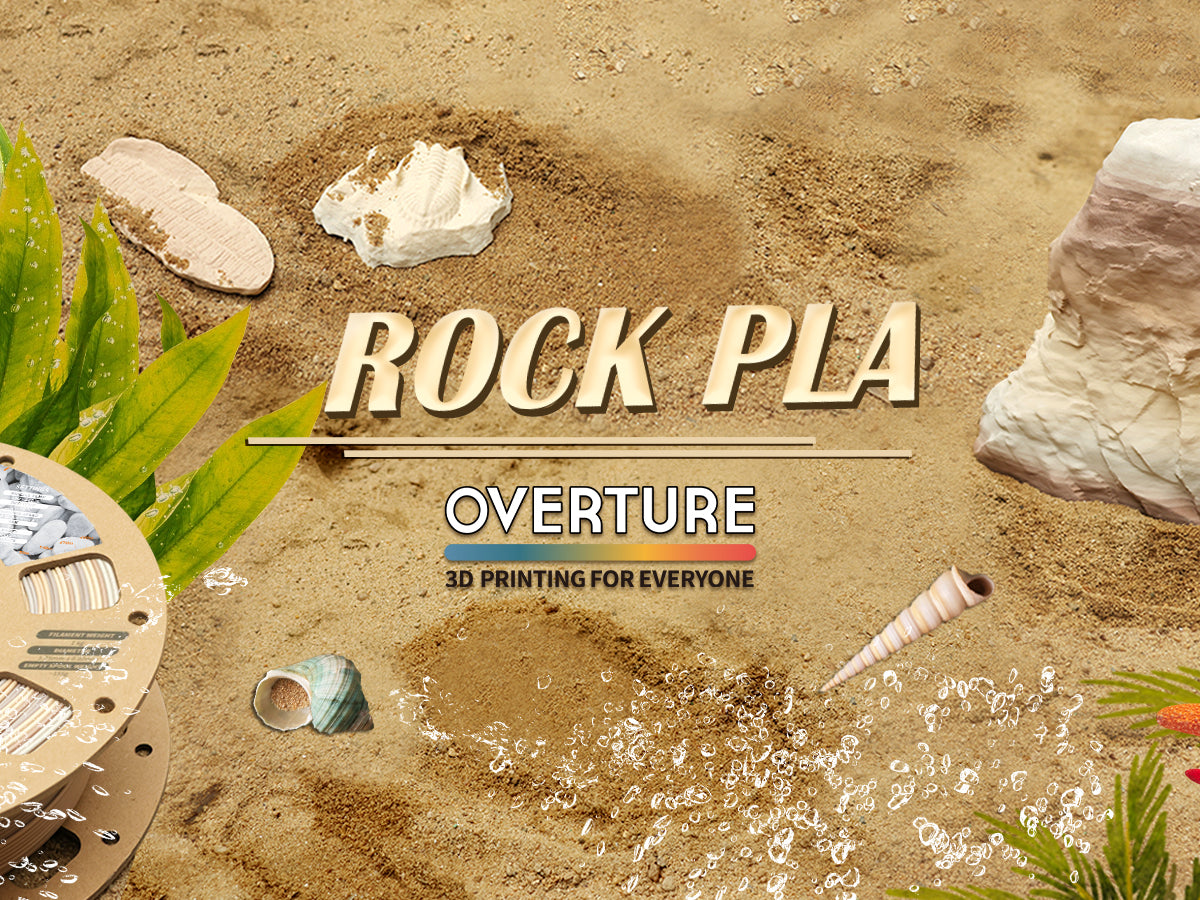 Overture Rock PLA 3D Printer Filament 1.75mm – Overture 3D