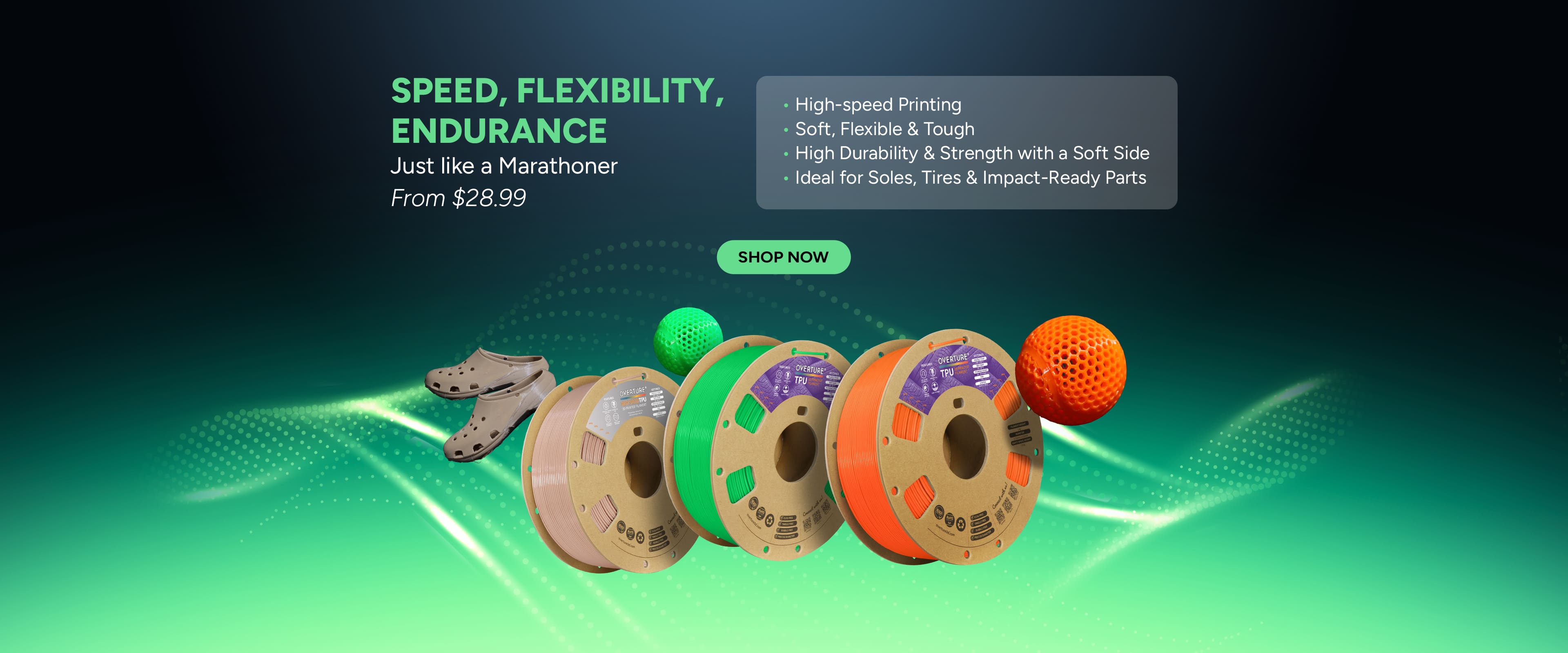 Overture 3D Printing Filament