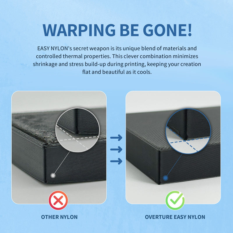 Overture Easy Nylon 3D Printer Filament 1.75mm – Overture 3D