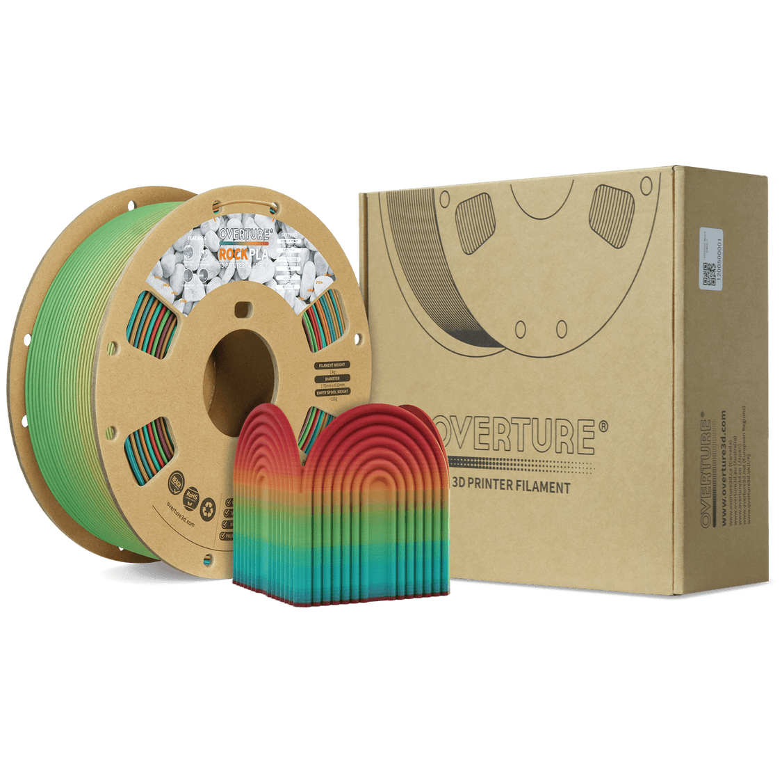 Overture Rock PLA 3D Printer Filament 1.75mm – Overture 3D