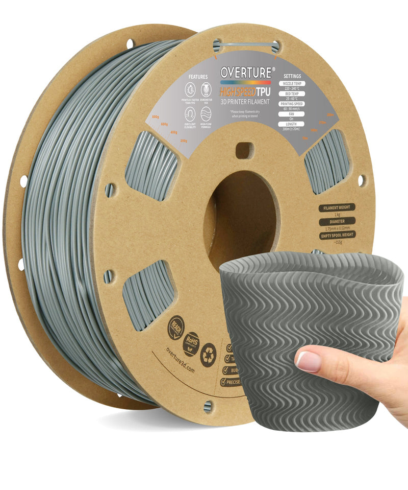 Overture High Speed TPU 3D Printer Filament 1.75mm – Overture 3D