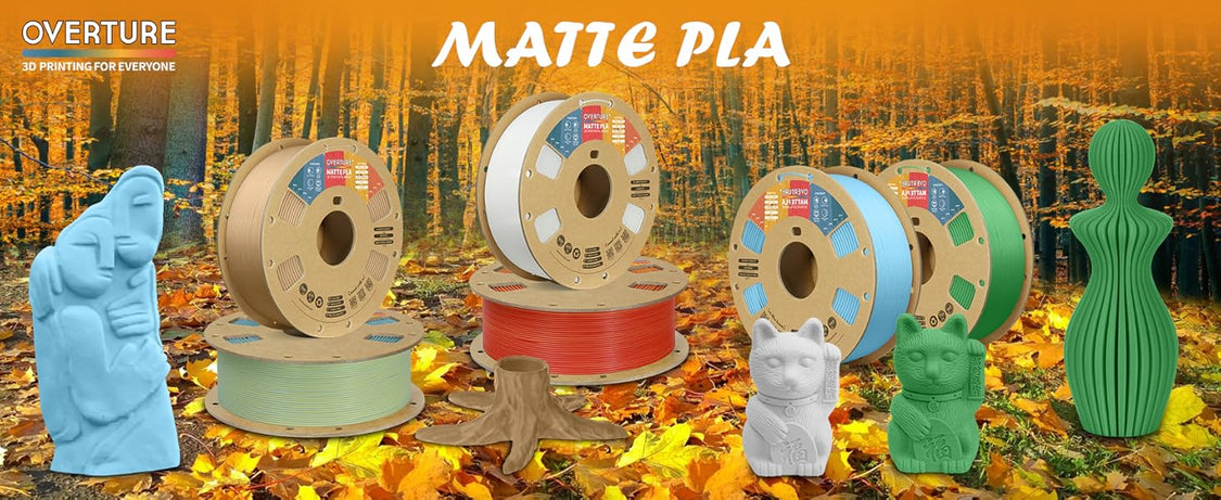 Overture | Matte PLA | 3D Printer Filament 1.75 mm | 1KG – Overture 3D