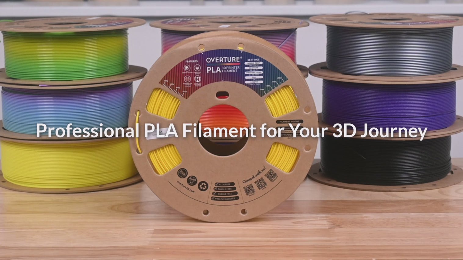 Overture | PLA | 3D Printer Filament 1.75 mm | 1KG – Overture 3D