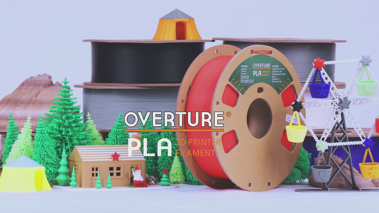 Overture Glow PLA 3D Printer Filament 1.75mm – Overture 3D