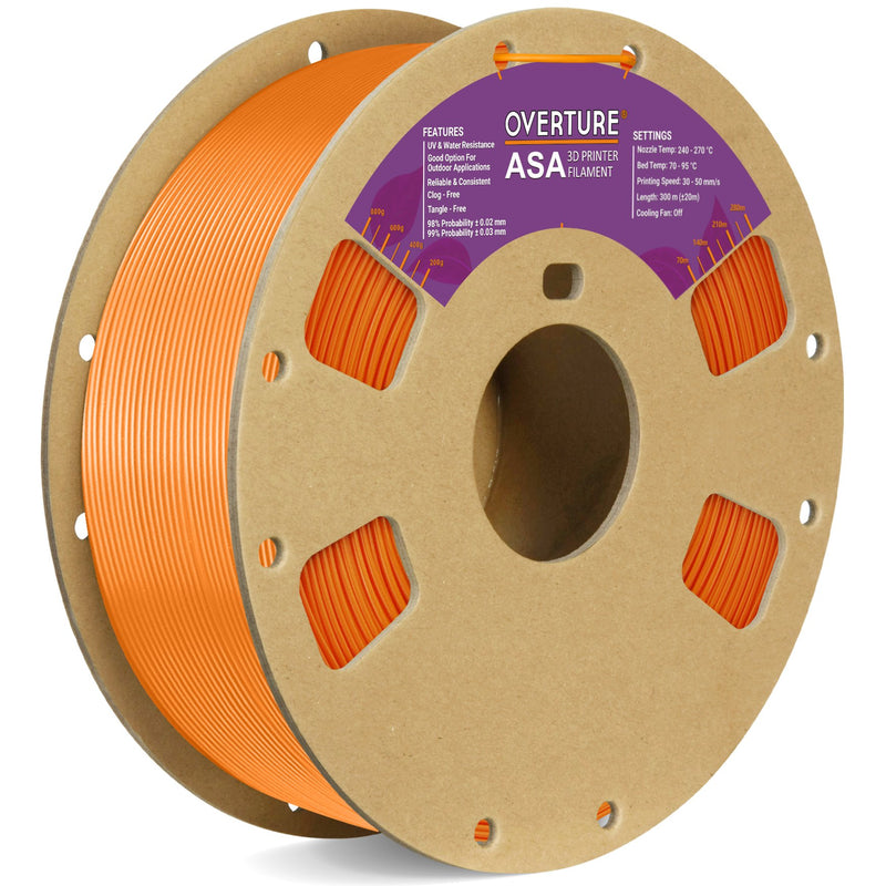 Overture ASA 3D Printer Filament 1.75mm – Overture 3D