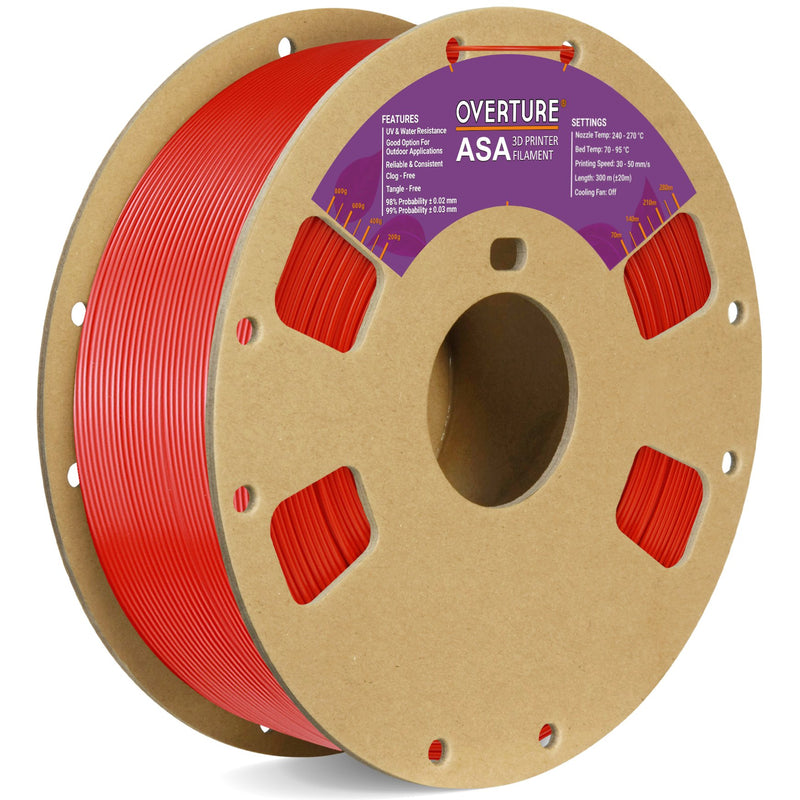 Overture ASA 3D Printer Filament 1.75mm – Overture 3D
