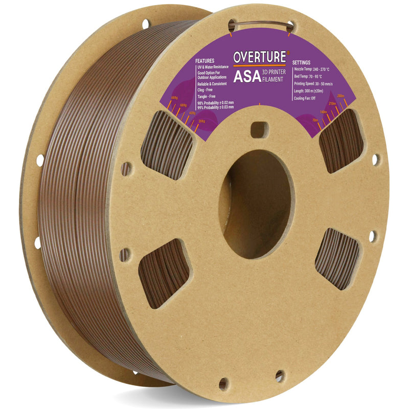 Overture ASA 3D Printer Filament 1.75mm – Overture 3D