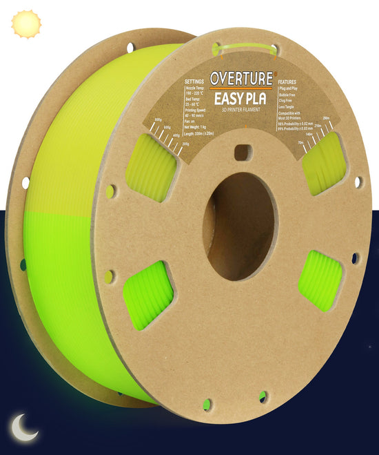 Overture Glow PLA 3D Printer Filament 1.75mm – Overture 3D