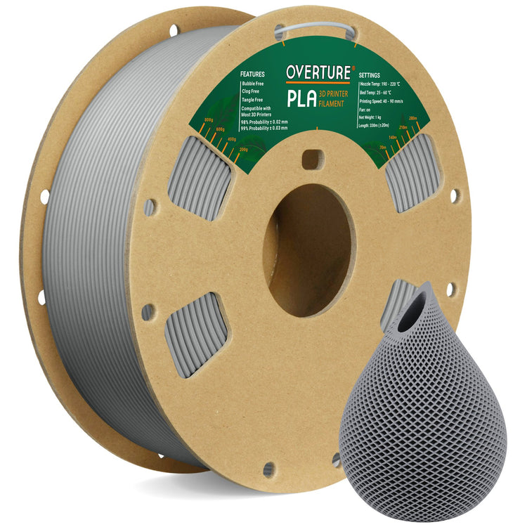 Compare Filaments – Overture 3D