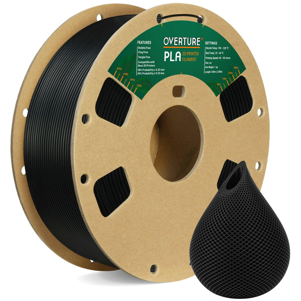 Compare Filaments – Overture 3D